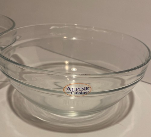 Alpine Cuisine Glass Bowl Set Microwave Freezer Dishwasher Safe | eBay