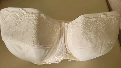 Panache Superbra Women's Evie Bridal 6110 Strapless Bra Ivory Size 38FF ...