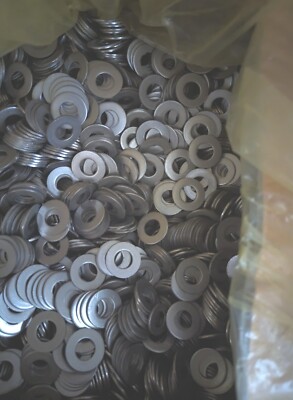 Bulk DEALS! Flat Stainless Steel Washers. 1/4", 5/16", 3/8", 5/8", 3/4 ...