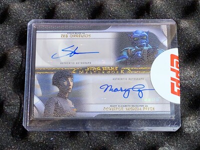 2021 Masterwork Canvas Duel Auto Zeb - Steve Blum, Gov Pryce - Mary ...