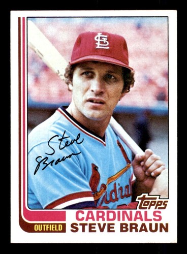 1982 Topps Baseball #316 Steve Braun EX/MT or Better *bb1 | eBay