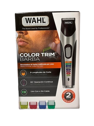 Wahl 9891-108 Color Pro Cord/Cordless Rechargeable Beard Trimmer OPEN ...