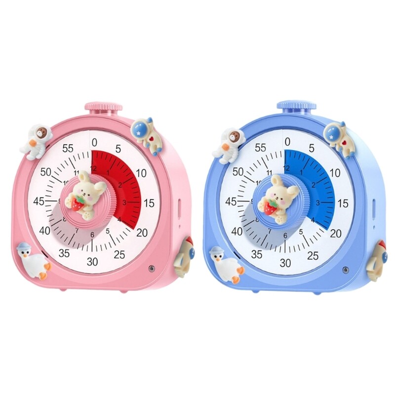12H/60 Minutes Visual Timer Student Classroom Kitchen Timer Countdown ...