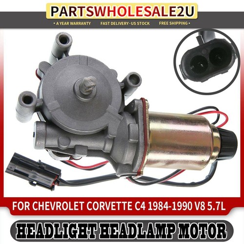 2Wires Left Driver Side Headlight Headlamp Motor for Chevy Corvette C4 ...