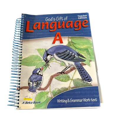 Abeka Gods Gift of Language A Writing and Grammar Work Grade 4 Text | eBay