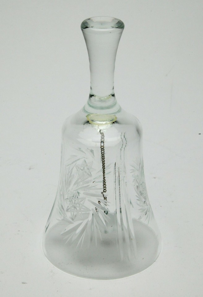 Vintage Hand Cut Bohemian Crystal Bell For Formal Dinner. Made In Czech ...