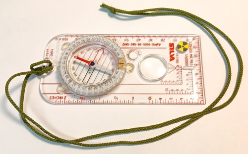 BRITISH ARMY SILVA TYPE 4/54 MAP READING COMPASS / ORIENTEERING COMPASS ...