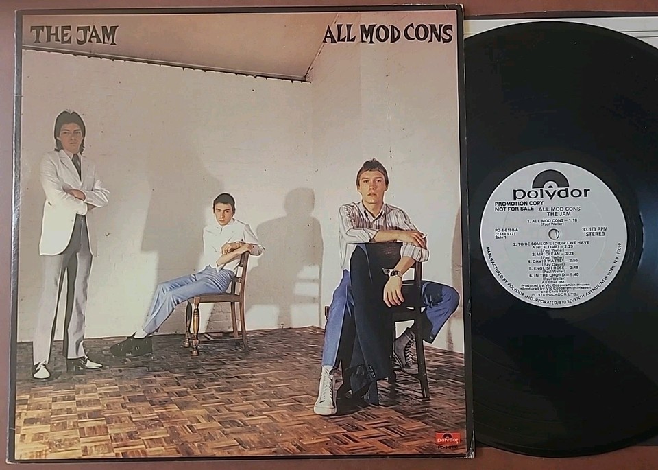 THE JAM ~ All Mod Cons ~ (1978) Polydor PROMO LP +Inner Sleeve NM WLP ...