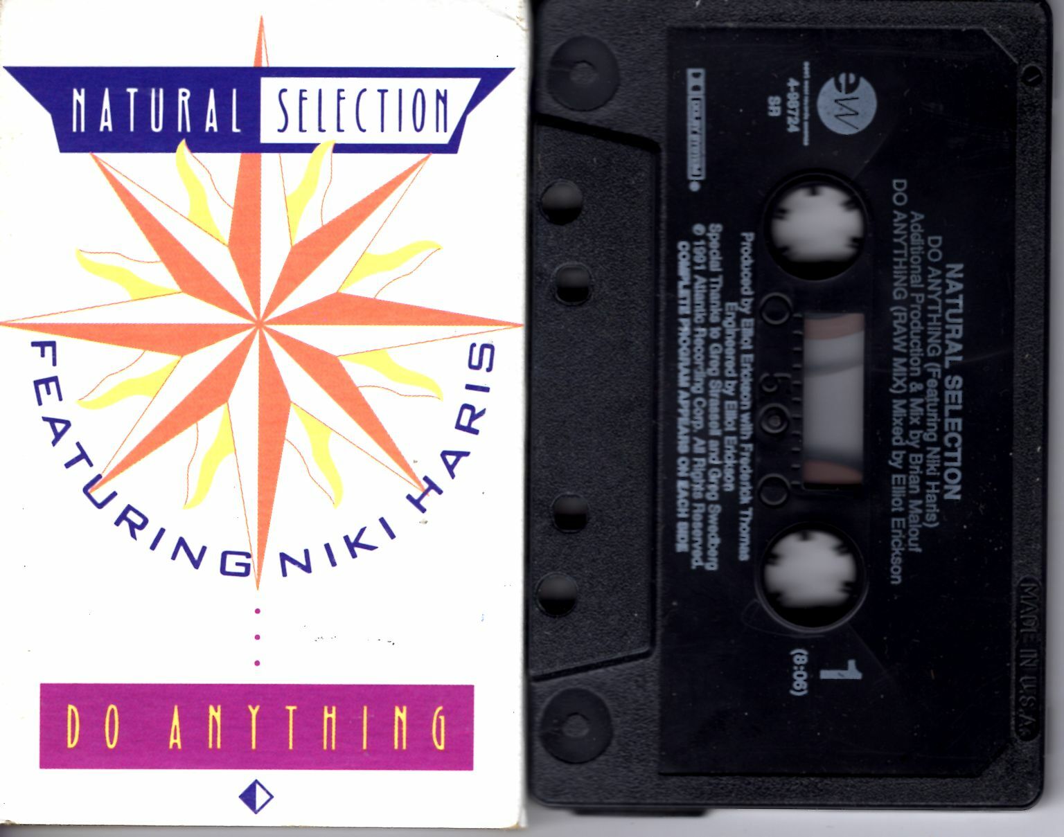 Natural Selection Do Anything 1991 Cassette Tape Single Pop Dance Rock ...