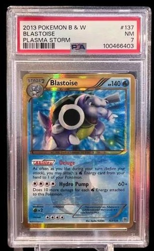 2013 Pokemon Black & White Plasma Storm #137 Blastoise Plasma Storm PSA ...