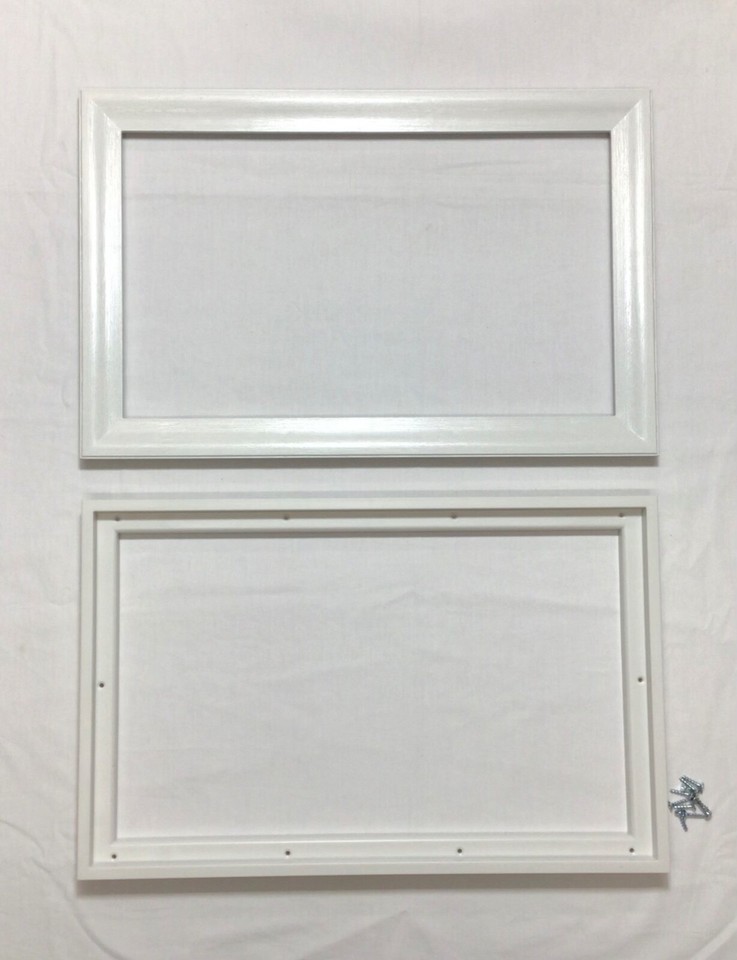 White Amarr Garage Door Window Kit Short Panel Frame Insert Grill Glass ...