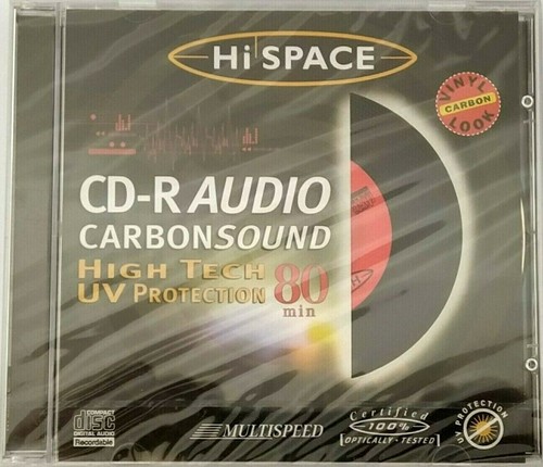 HI SPACE – CD-R80 Red Vinyl Carbon Audio Music 80 Mins CD-R Disc NEW ...