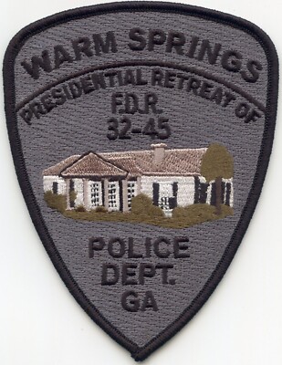 WARM SPRINGS GEORGIA President Franklin D Roosevelt SUBDUED POLICE ...
