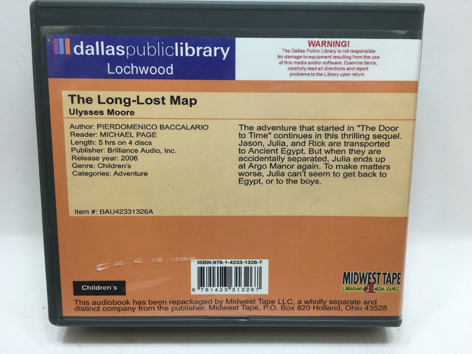 Ulysses Moore Ser.: The Long-Lost Map by Pierdomenico. Baccalario and ...