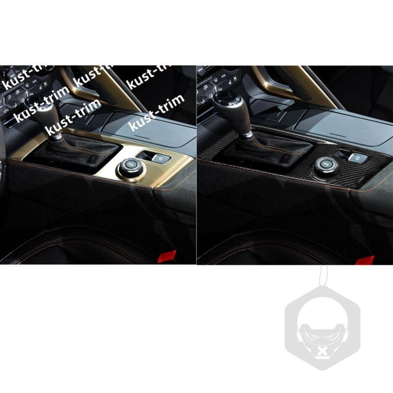 Carbon Fiber for 2014-2019 Corvette C7 Manual Control Gears Panel Cover ...