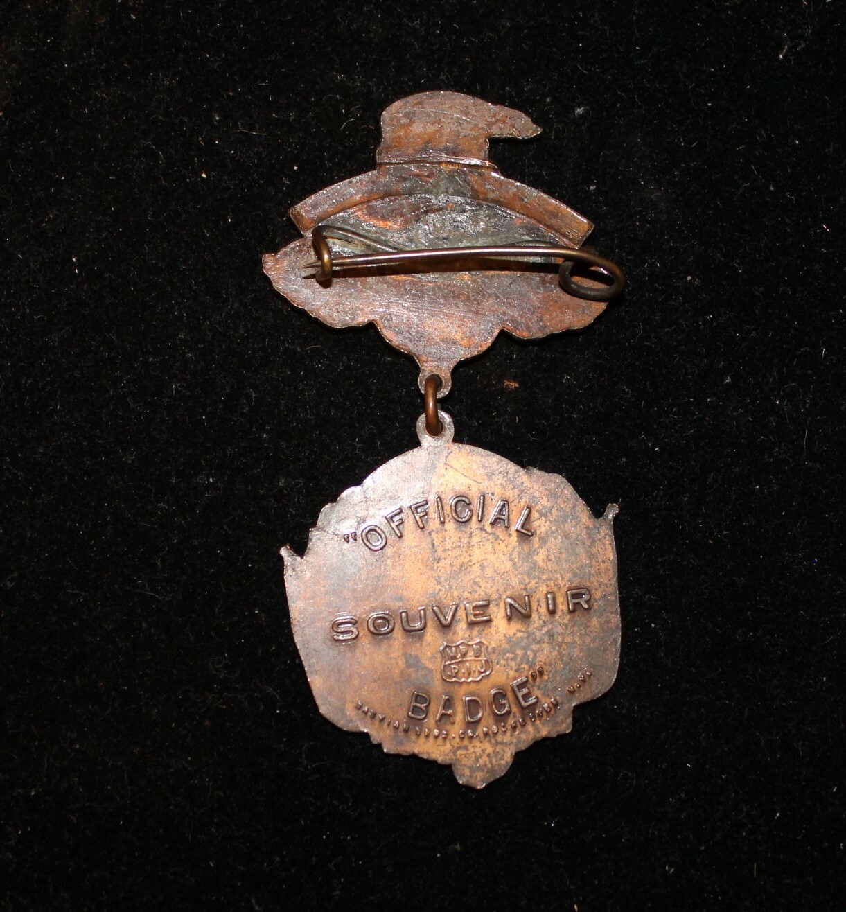 OFFICIAL SOUVENIR BADGE FROM GAR NATIONAL ENCAMPMENT 1912 LOS ANGLES ...