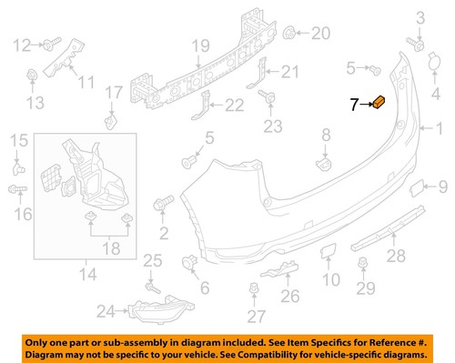 MAZDA OEM 17-18 CX-5 Rear Bumper-Bumper Cover Protector KB8A502G2 | eBay