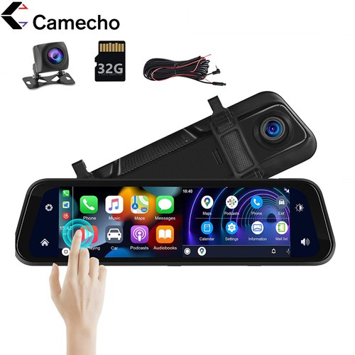 Carplay Dash Cam Car3 Camera Dvr 3 In 1 Video Recorder 1080p 9.66 Inch ...