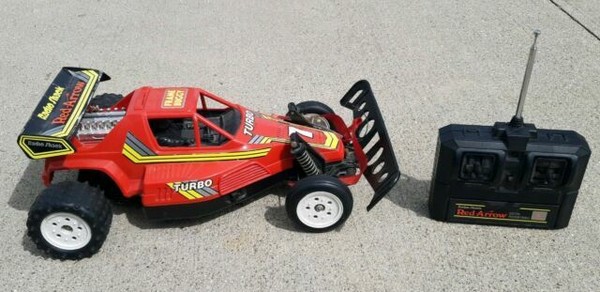Vintage Red Arrow Buggy Radio Controlled RC Car RadioShack With Remote ...