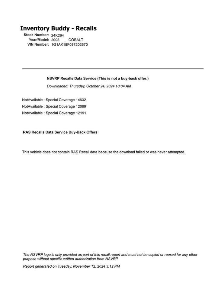 Steering Gear/Rack Power Rack And Pinion Excluding SS Fits 05-10 COBALT ...