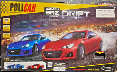 NEW 1/32 SLOT CAR POLICAR SLOT.IT SUBARU DRIFT RACING TRACK SET | eBay