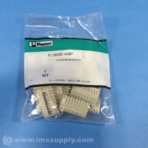 Panduit P110CB5-K20Y 110 Connecting Wiring Block Kit FNFP | eBay