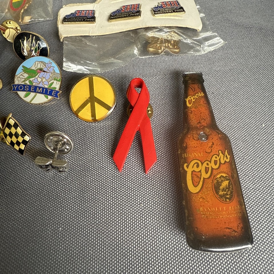 Huge Lot Of 50 Vintage Star Pins Military Boy Scouts Travel BSA Pins | eBay