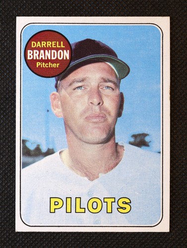 1969 Topps Darrell Brandon #301 ExMt Seattle Pilots | eBay