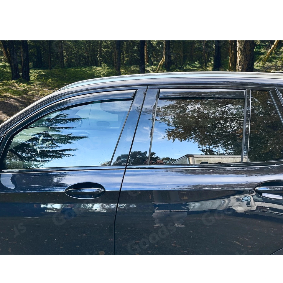 Fit GMC Acadia 17-23 In-Channel Rain Wind Sun Shade Guard Deflector ...