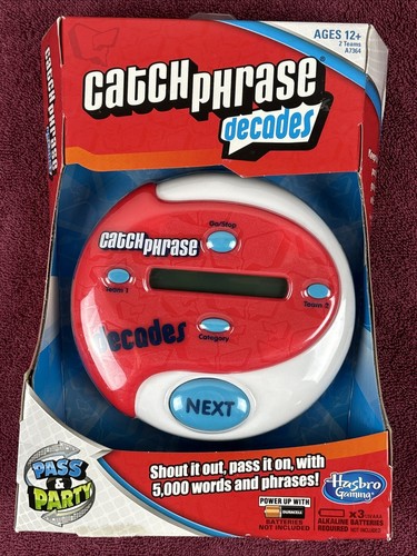Hasbro Gaming Electronic Catch Phrase Decades Party Game New Sealed ...