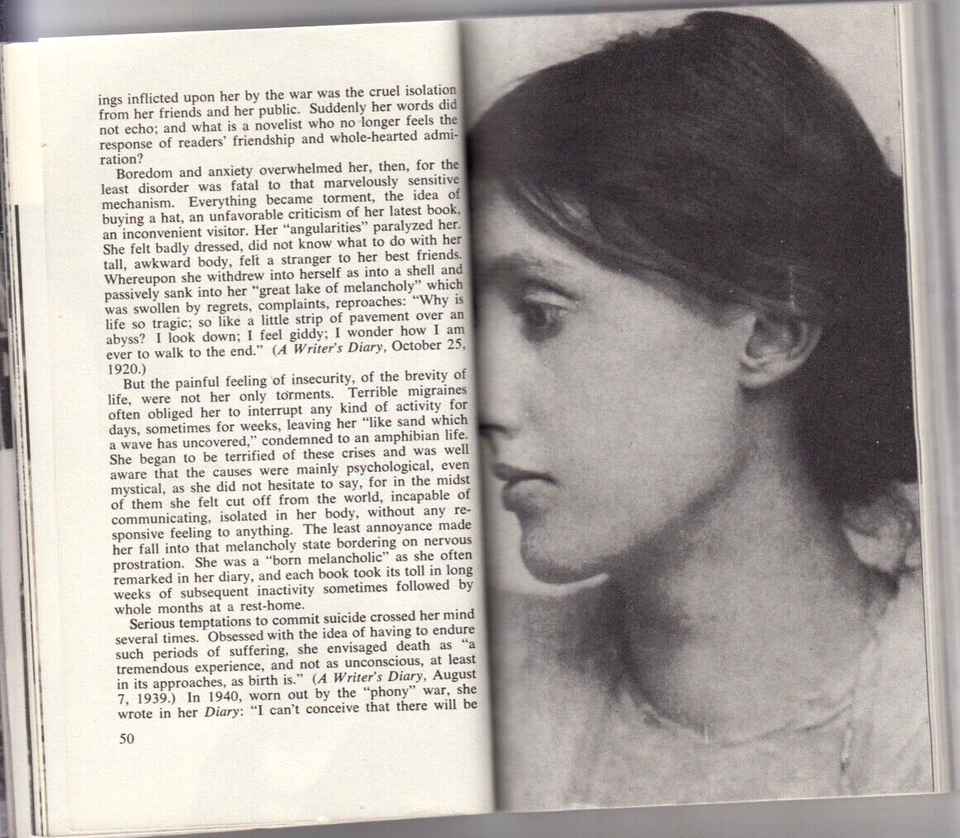 VIRGINIA WOOLF-MONIQUE NATHAN -GROVE PRESS 1ST 1992- CLASSIC BIO-MANY ...