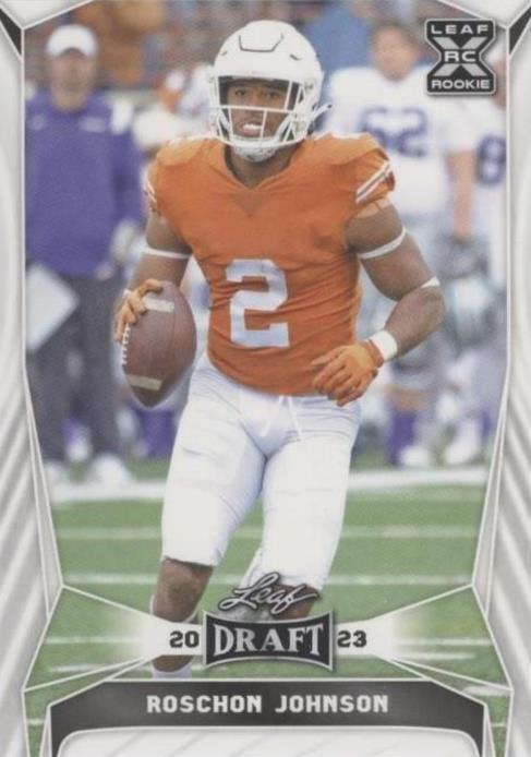 2023 Leaf Draft - Roschon Johnson #68 (RC) for sale online | eBay