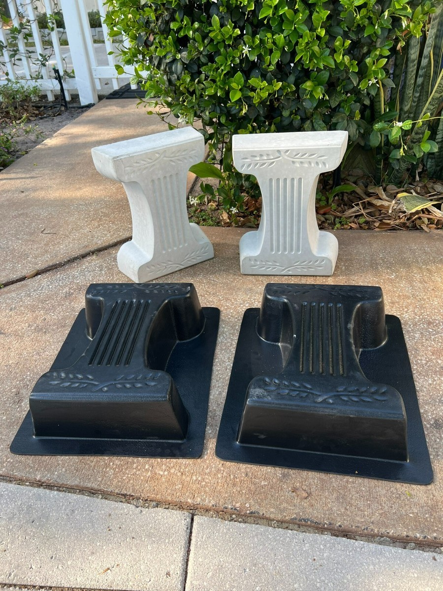 Concrete Bench Leg Molds