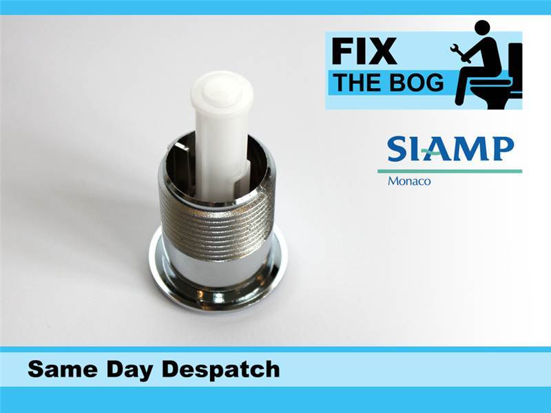 Siamp Skipper 45 Toilet Push Button Dual Flush Fits Some Jacuzzi ...