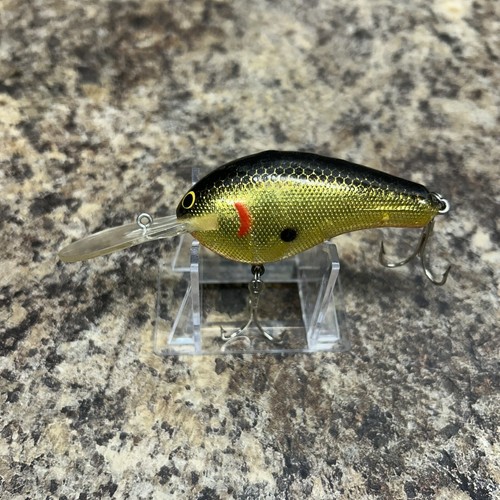 Bagley’s Diving B3 DB3 Vintage Crankbait Lure - BGOB Black on Gold Foil ...