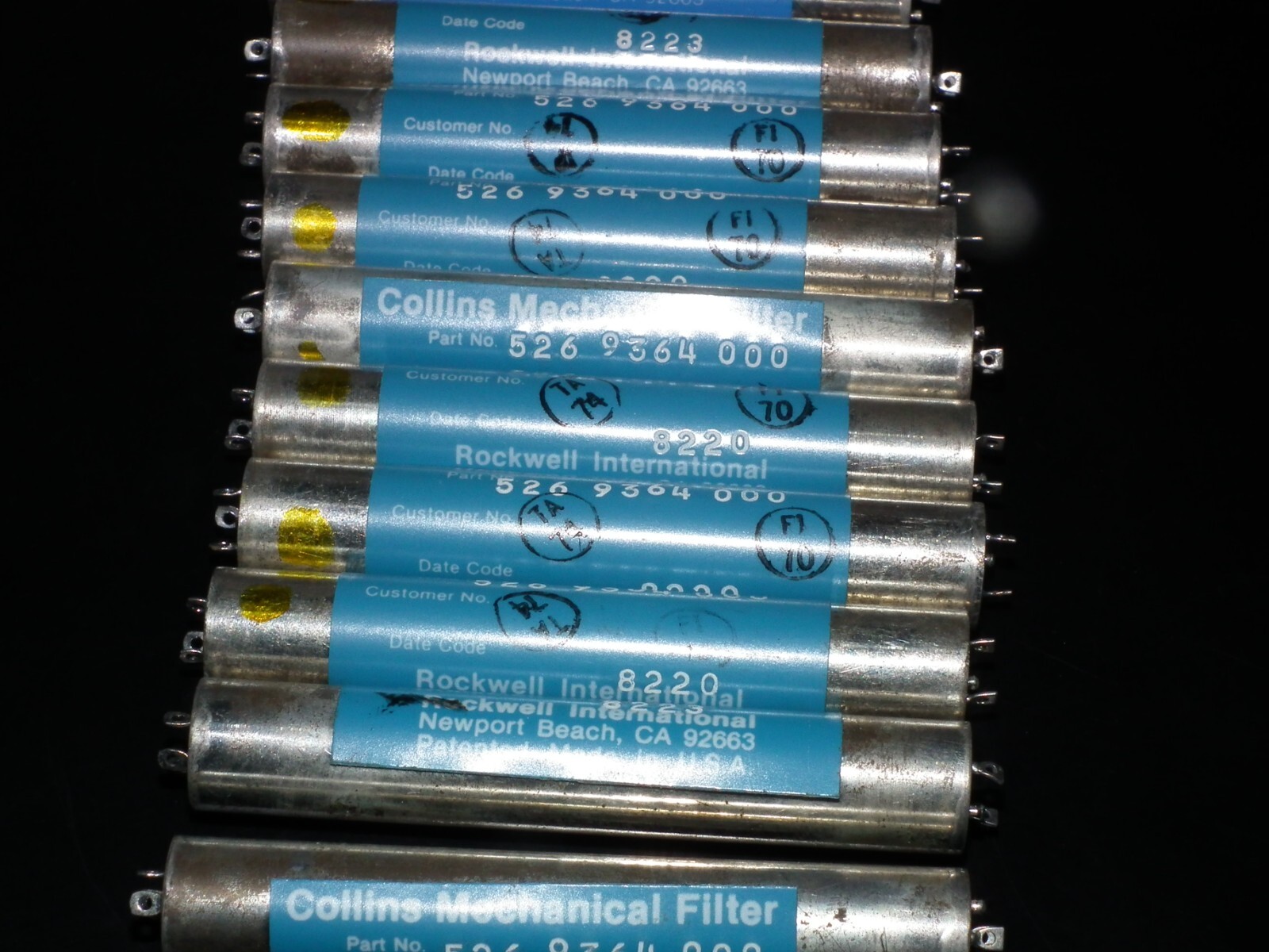 NOS Collins Mechanical Filter F 455 Z4 -2.7KHz USB- p/n 526 9364 000 ...