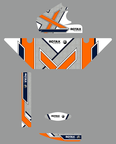 2017 EXPRIT STYLE ROTAX RADIATOR STICKER KIT - KARTING | eBay