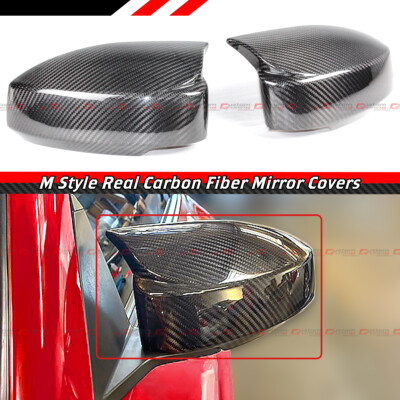 2003-2009 Nissan 350Z Z33 M Style REAL CARBON FIBER Side Mirror Cover ...