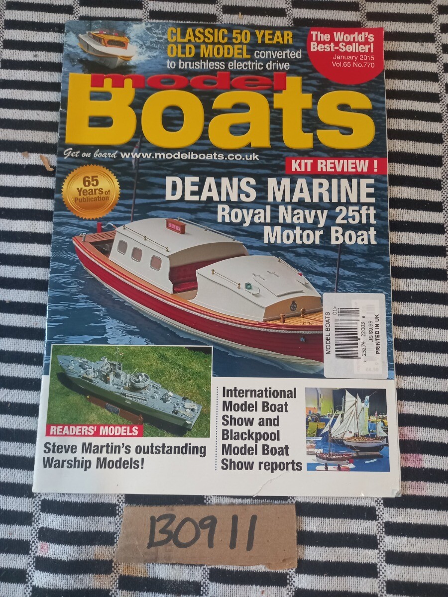 MODEL BOATS MAGAZINE / JANUARY 2015 / STEVE MARTIN'S MODEL WARSHIP ...