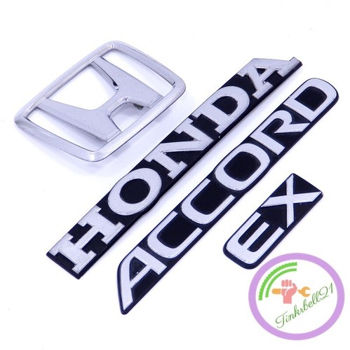 90-91 Honda Accord Coupe Sedan Rear Trunk Script Logo Emblem Badge ...