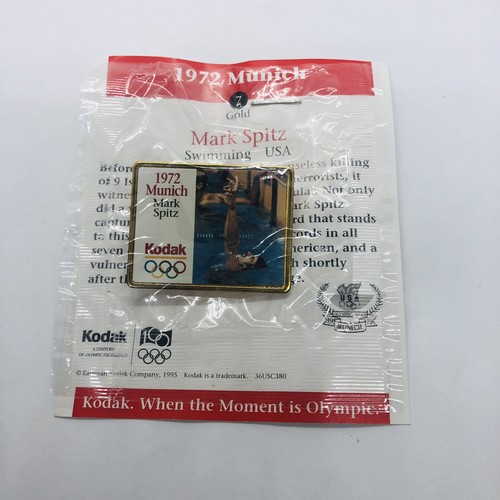 1972 Munich Mark Spitz USA Olympic Rings Souvenir Pin Pinback | eBay