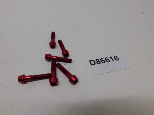 6 Pièces Vigne ergal Tête Cylindrique Clé Allen Rouge Allen Pan Tête ...