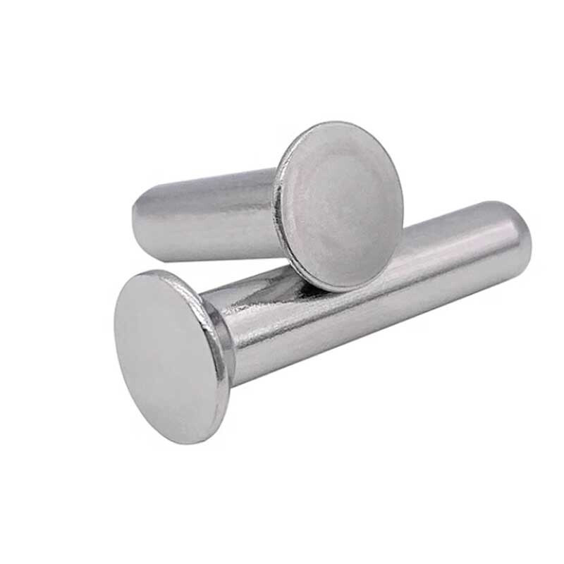 M6 304 Stainless Steel Countersunk Flat Head Solid Rivet Knockout ...