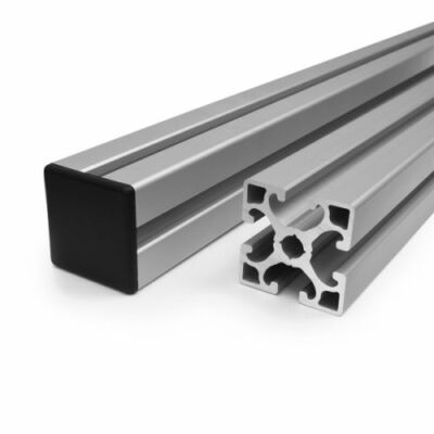 10x Cover Cap for Alloy Profile 50x50 Nut 10 Profilkappe Aluminum End ...