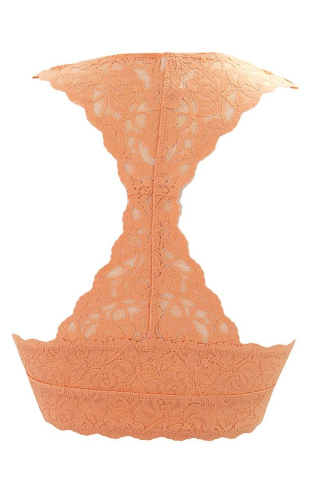 Floral Lace Raceback Soft Bra with Mesh Lined BRALETTE Sexy Lace Top | eBay