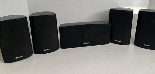 boston acoustics 5 speaker set 4 micro 110x, 1 micro 110c, theatre ...