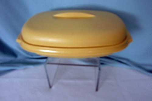 Tupperware Vegetable Steamer with Lid Microwave Safe Mustard Yellow | eBay
