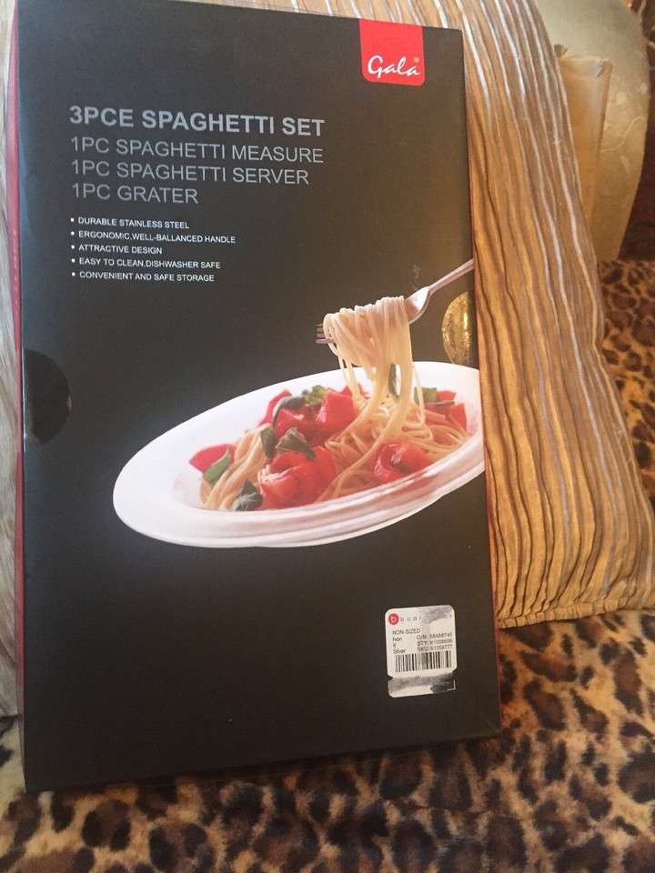 Gala Stainless Steel 3 pce Spaghetti Set New Spaghetti Measure, Server ...