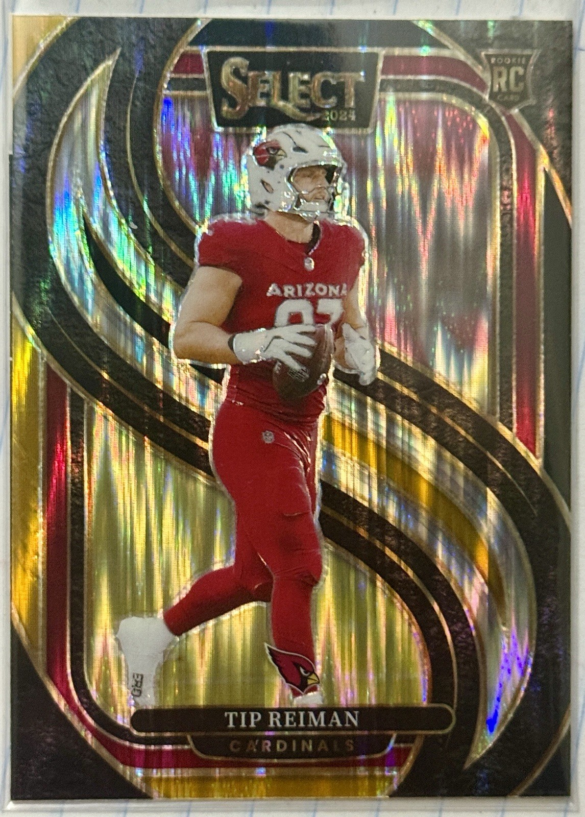 2024 Panini Select - Premier Level Tip Reiman #196 Red & Yellow Shock ...