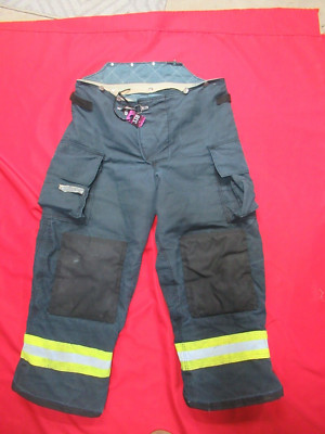 BLACK FIRE DEX 40 X 29 Firefighter Turnout Bunker PANTS GEAR RESCUE ...